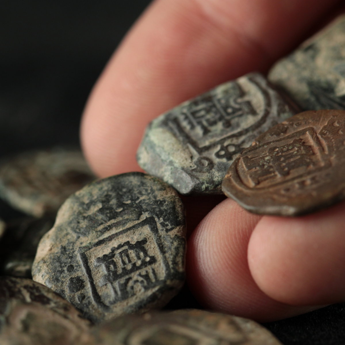 King Charles II "The Bewitched" Copper Cob - c. 1665 to 1700 - Spanish ...