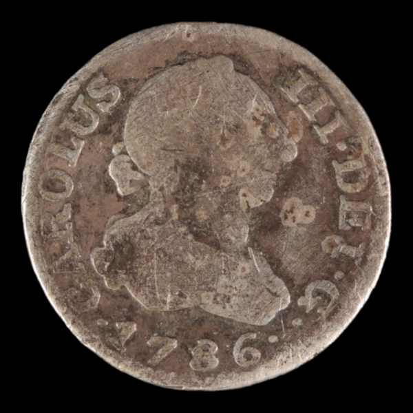 Spain, Charles III, Silver 1/2 Real - 1786 - Mexico Mint - 8/23/23 Auc ...
