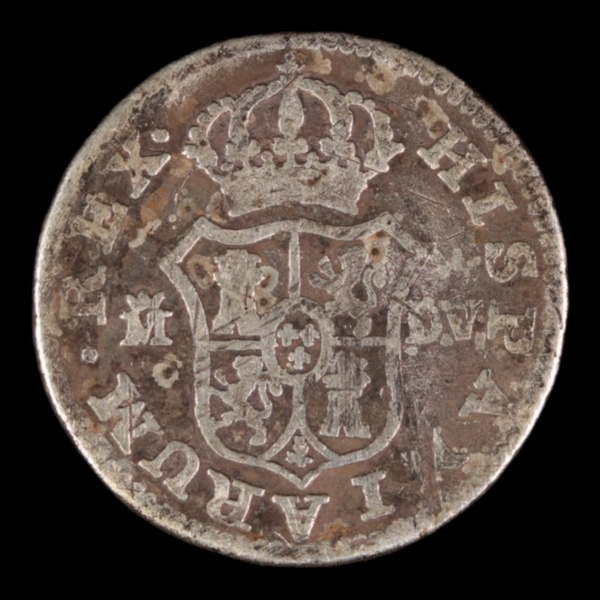 Spain, Charles III, Silver 1/2 Real - 1786 - Mexico Mint - 8/23/23 Auc ...