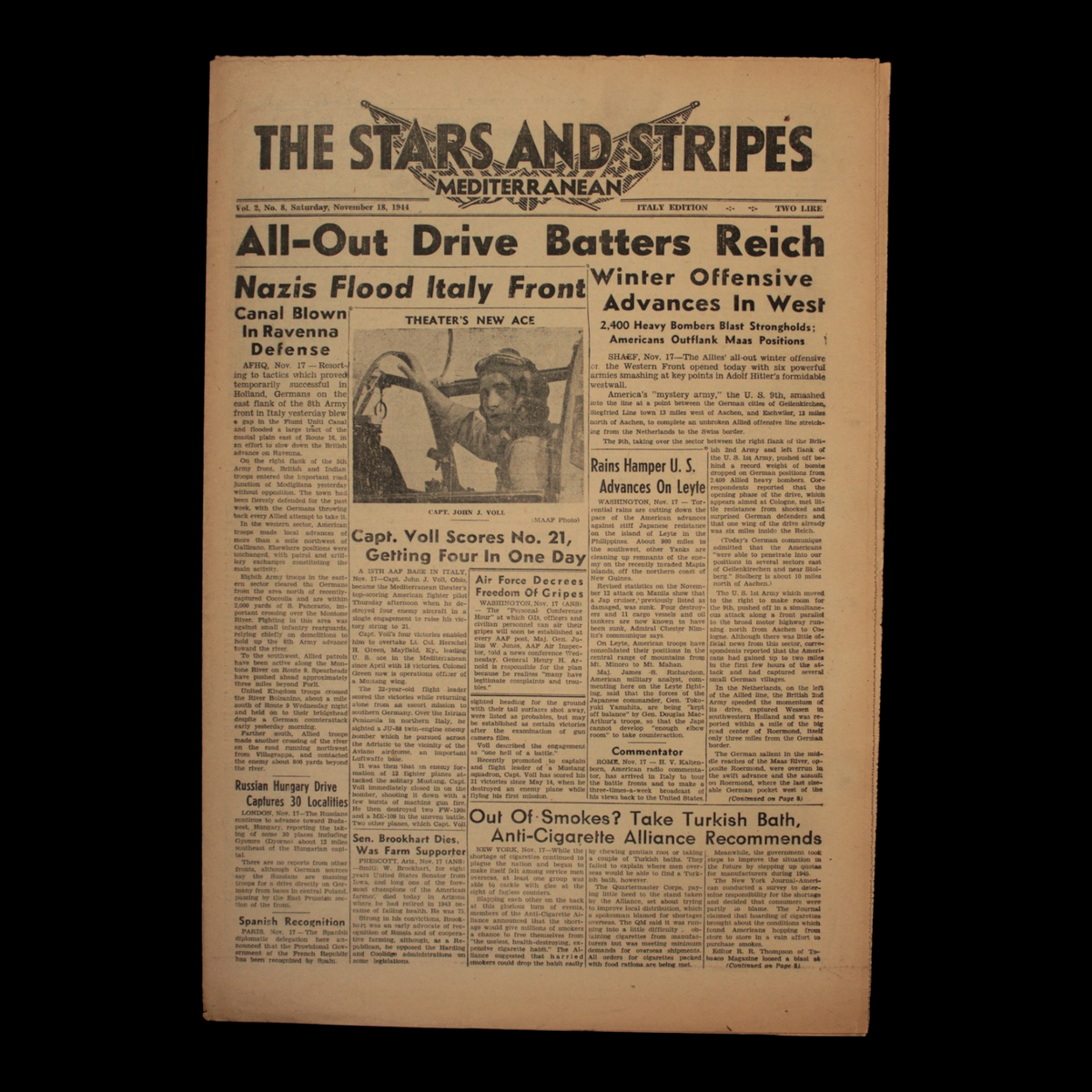 Stars and Stripes Newspaper, European Edition - 1942 to 1945 - World W ...