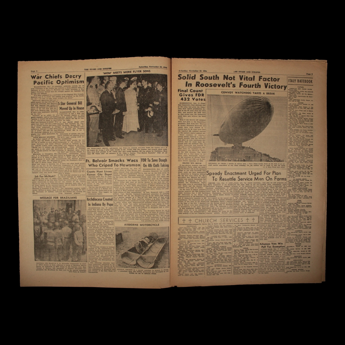 Stars and Stripes Newspaper, European Edition - 1942 to 1945 - World W ...