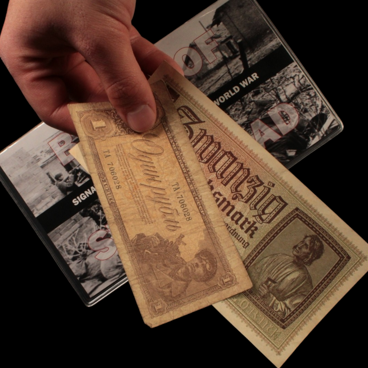 WWII: German & Soviet Banknote Set - 1938 to 1945 - World War II ...