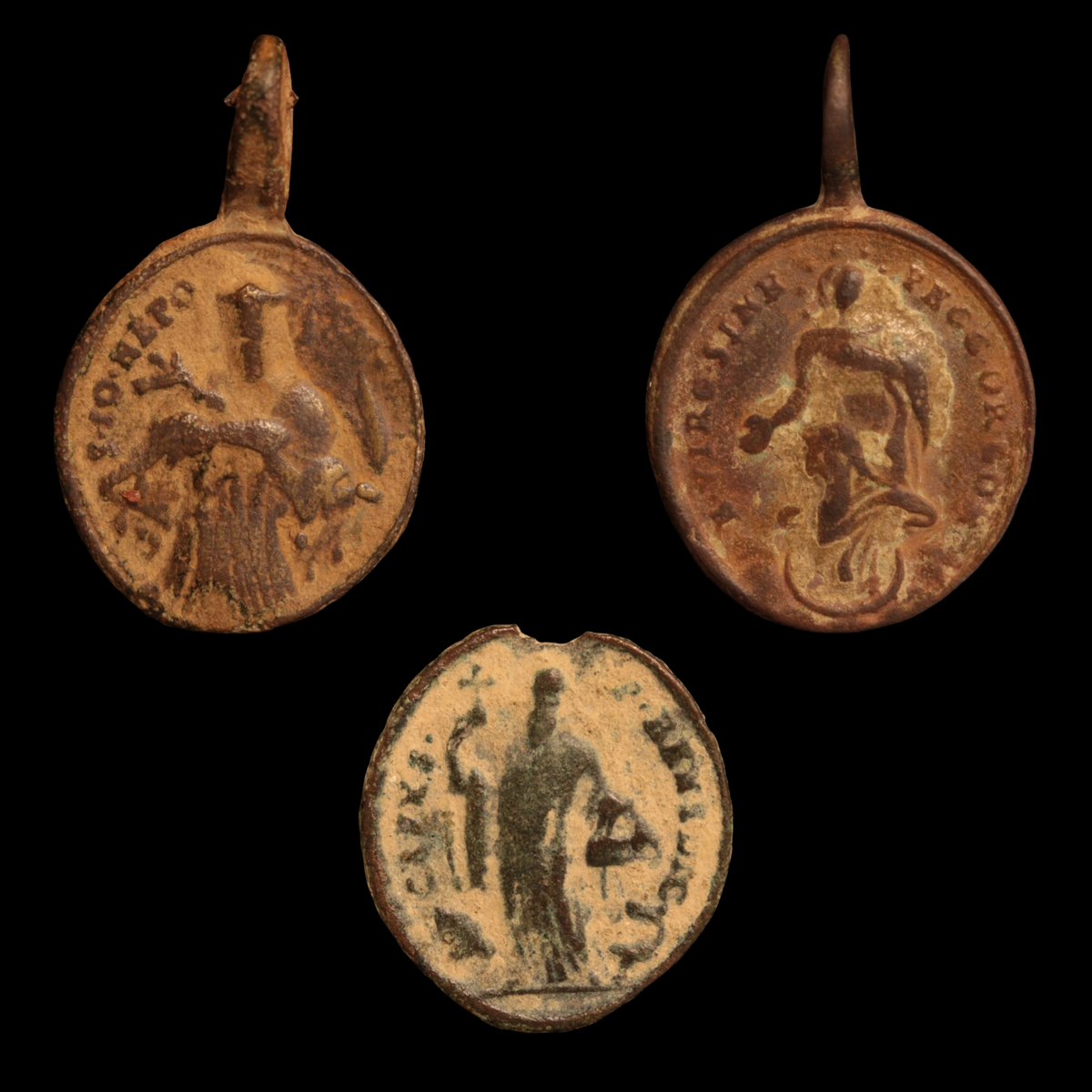 Catholic Religious Medal, Spanish Inquisition Era - 1500s to 1700s - S ...