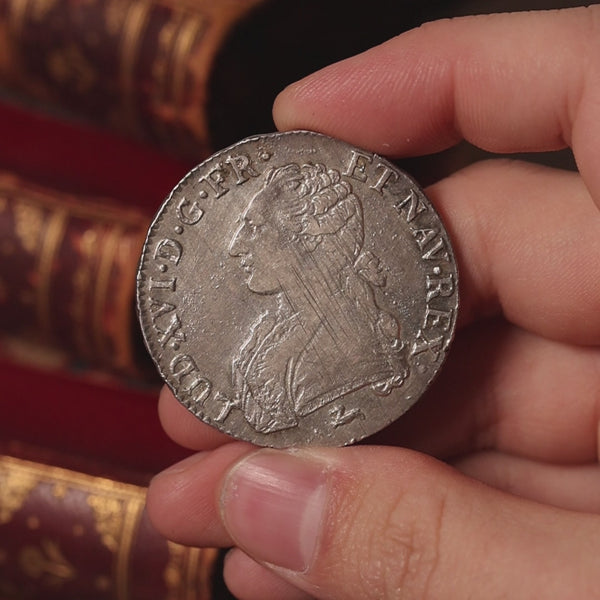 French Revolution, King Louis XVI, Silver Ecu - 1785 CE - France ...
