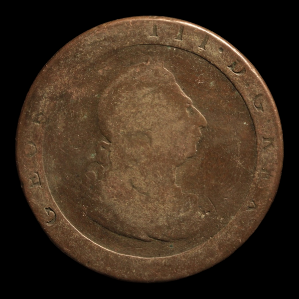 Britain, King George III, Cartwheel Penny - 1797 - British Empire ...