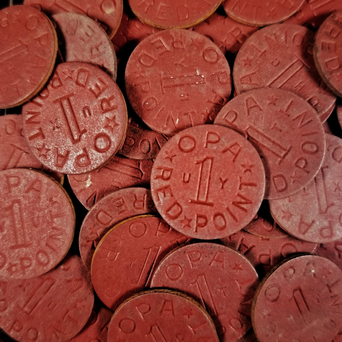 World War II OPA Ration Tokens - 1942 - United States - History Hoard