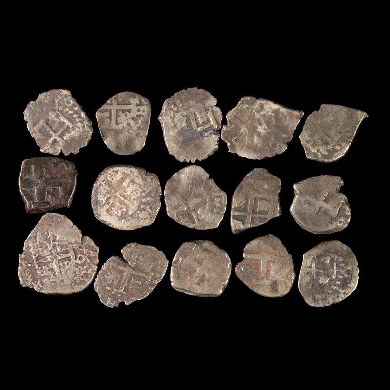 Spanish Silver Cob, 1/2 Real - c. 1600 to 1800 - South America ...