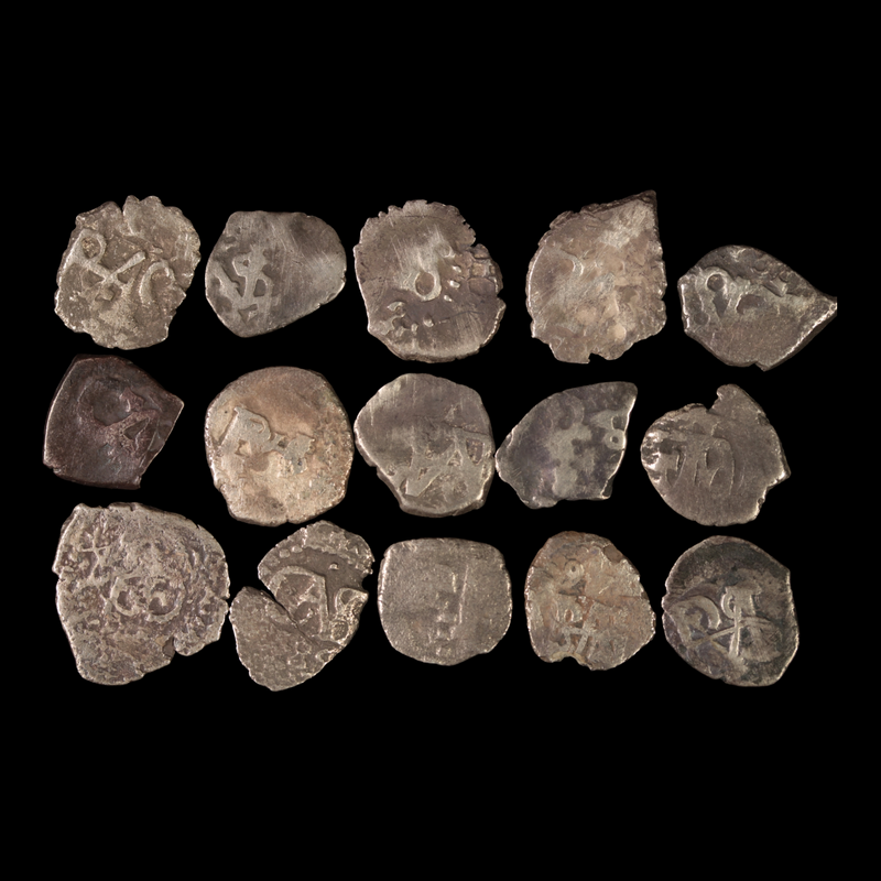 Spanish Silver Cob, 1/2 Real - c. 1600 to 1800 - South America ...