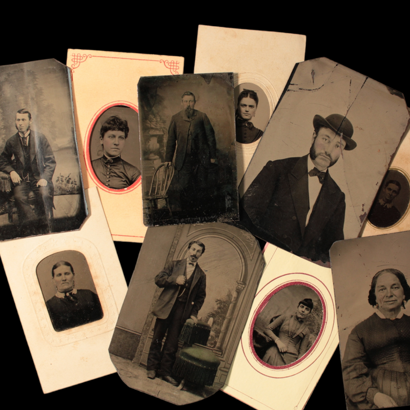 Antique Tintype Portraits - c. 1860 to 1900 - United States - History Hoard