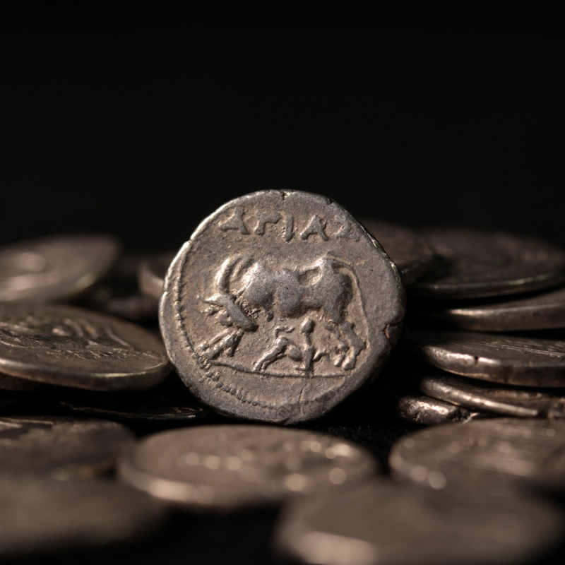Greek Silver Drachm, Apollonia - c. 229 to 100 BCE - Illyria - History ...