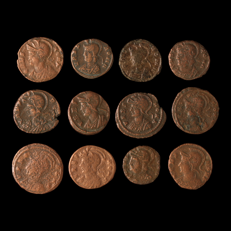 Urbs Roma Coin, Romulus and Remus - c. 330 to 336 CE - Roman Empire ...