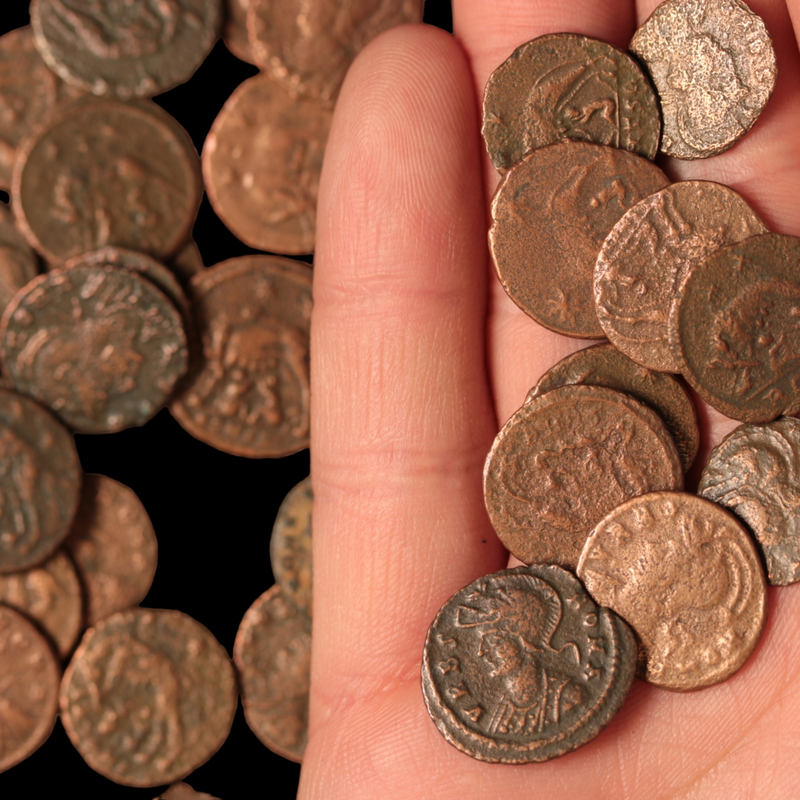Urbs Roma Coin, Romulus and Remus - c. 330 to 336 CE - Roman Empire ...