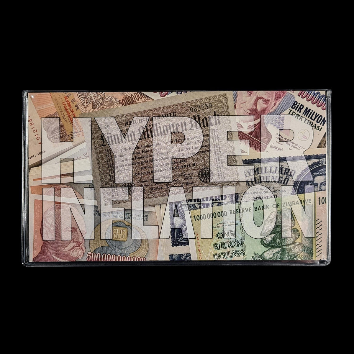 Hyperinflation Collection - 1924 to 2008 - 7 Banknotes - History Hoard