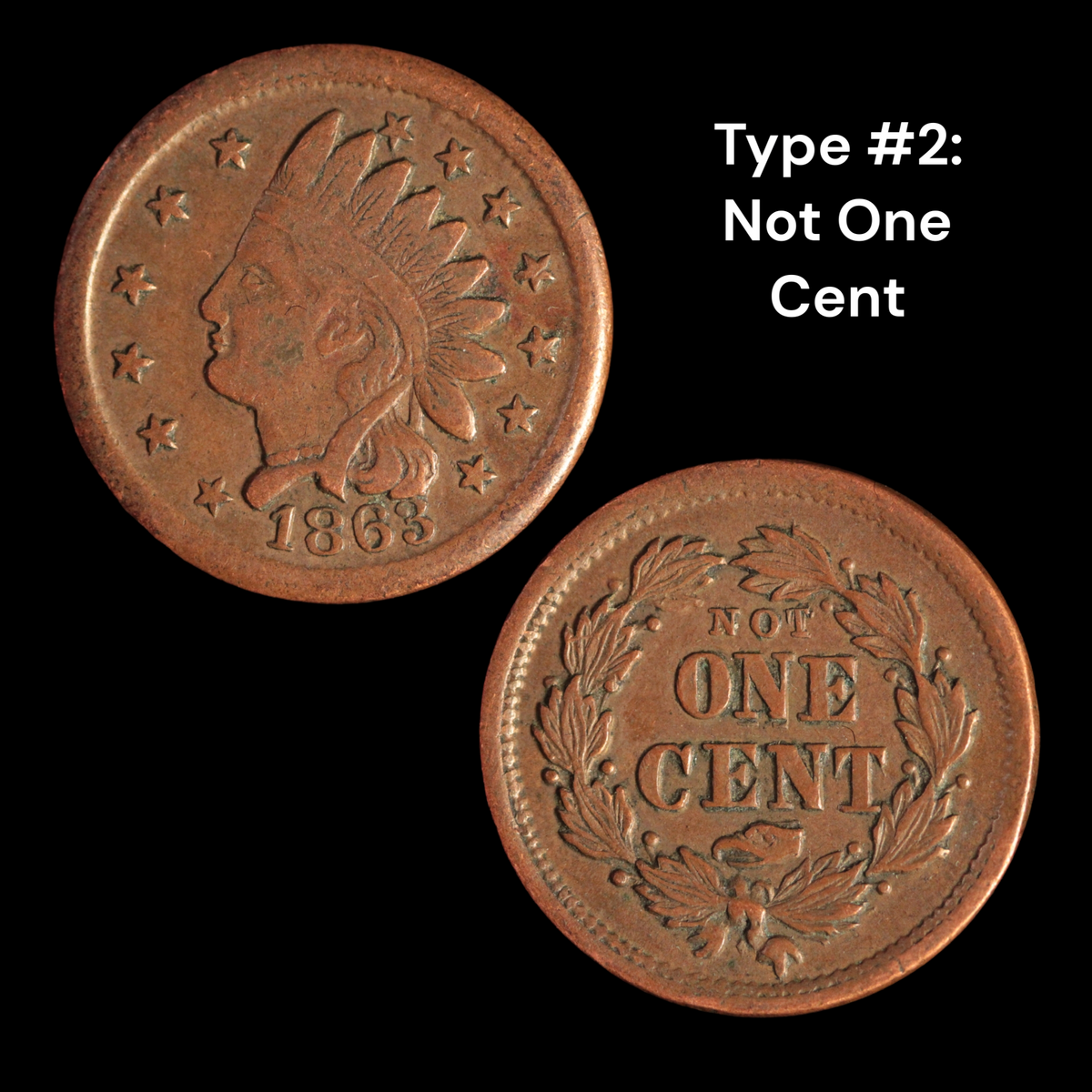 Civil War Token (5 Union Types) - 1861 to 1865 - United States ...