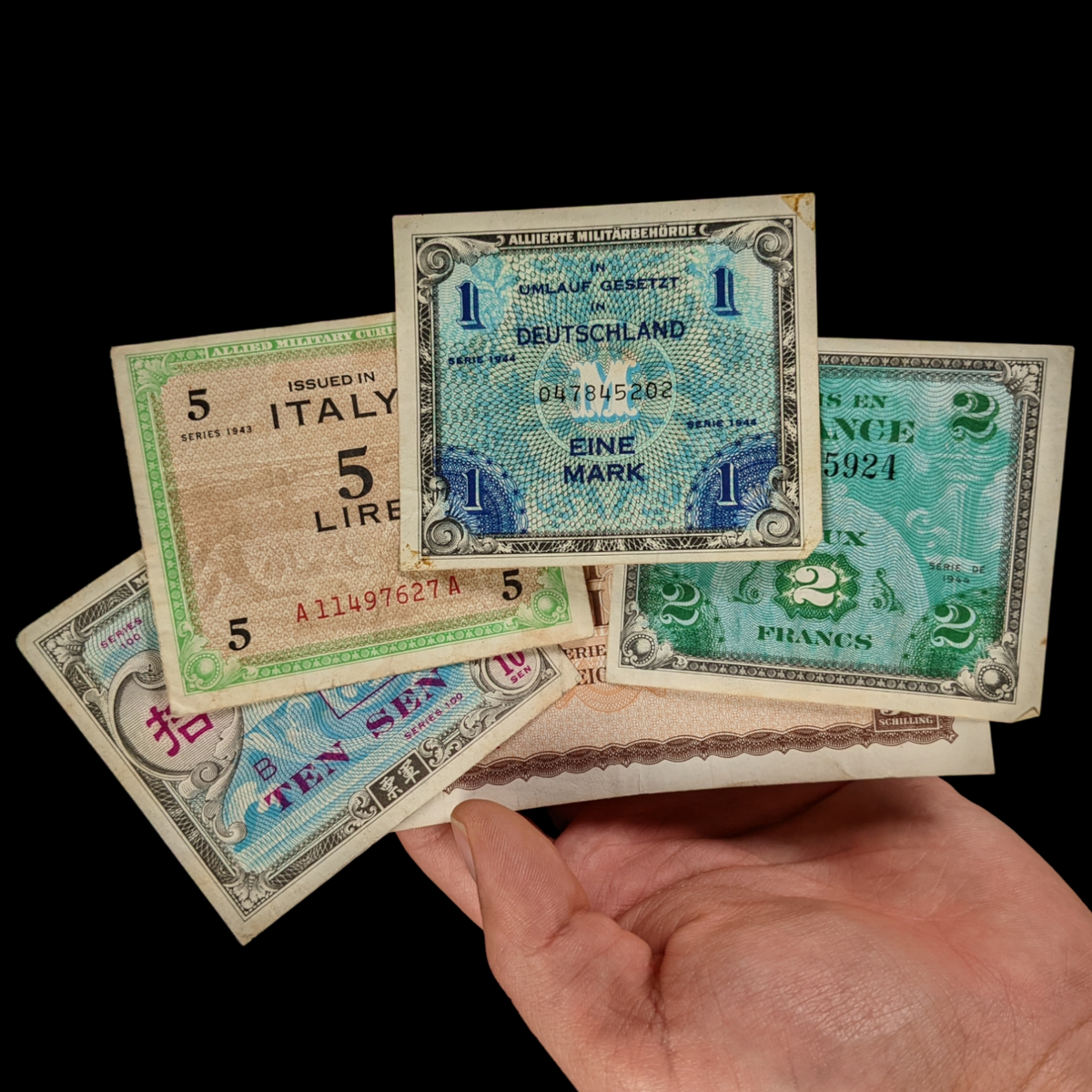 World War II, Allied Military Currency - 1940's - Europe & Japan ...