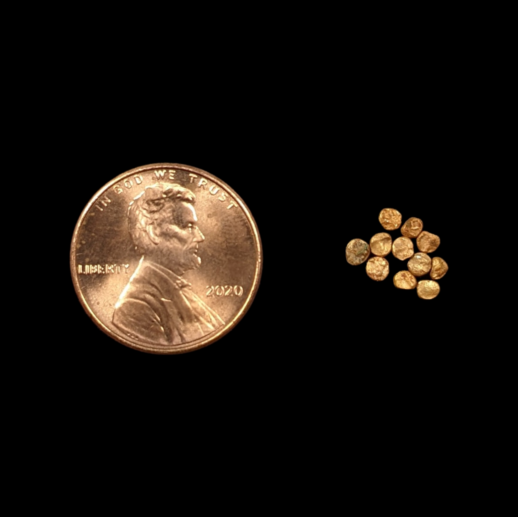 India, Smallest Gold Coin in History - 1300's AD - Vijayanagara Empire ...